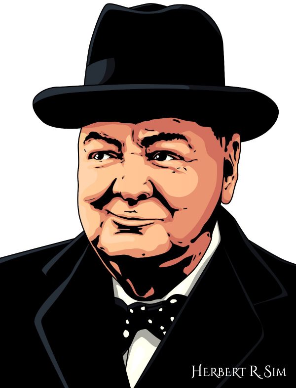 For Freedom of Speech: Sir Winston Churchill - Herbert R. Sim