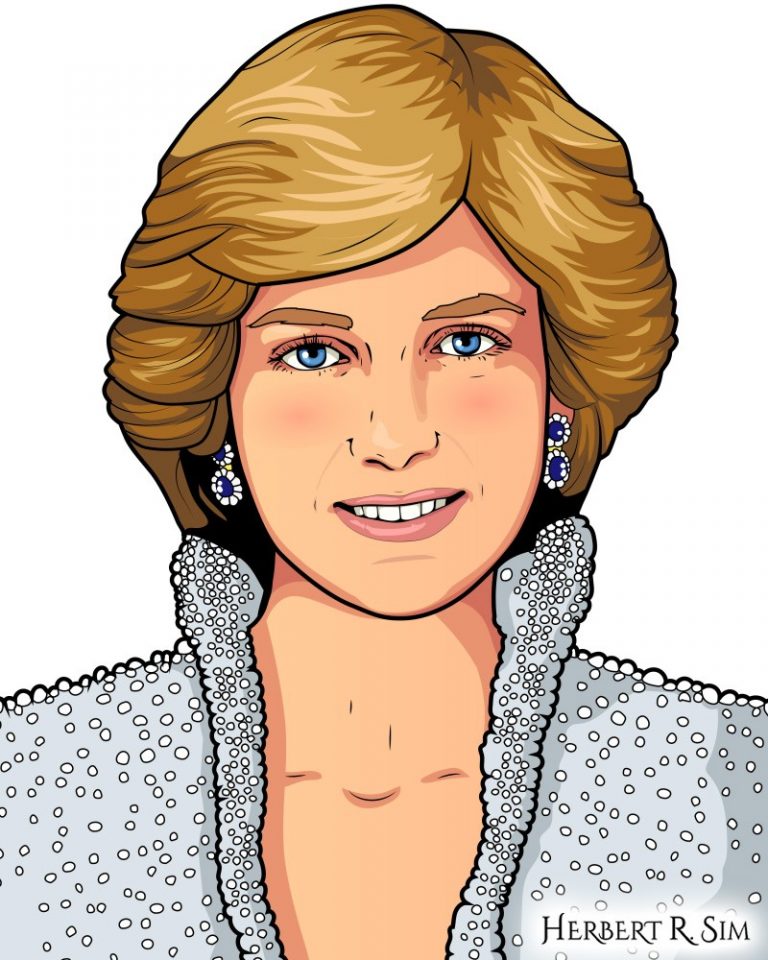 The Light of Hope: Diana, Princess of Wales - Herbert R. Sim