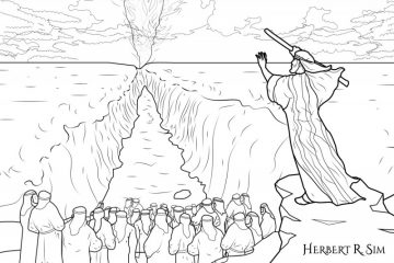 Book of Exodus: Israelites Crossing the Red Sea - Herbert R. Sim