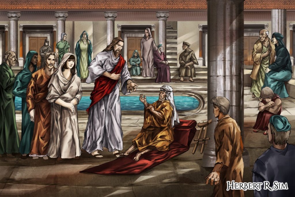 Jehovah-Rapha: Jesus Heals a Paralytic at the Pool of Bethesda ...